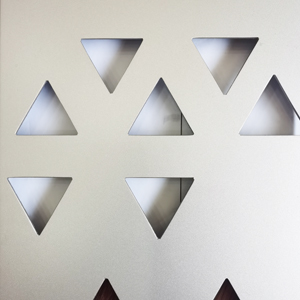 Lámina decorativa de aluminio perforado de 3 mm de espesor para pared ...